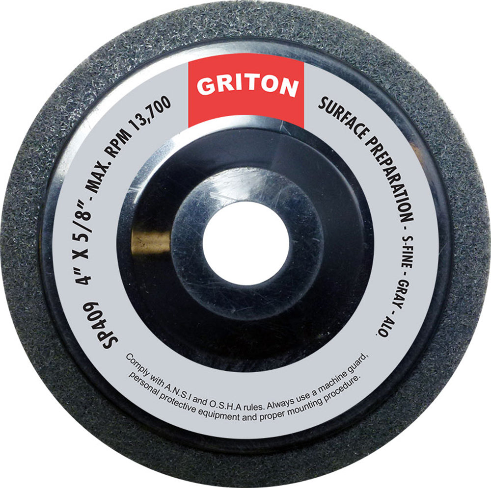 SP409 4″x 5/8″ T27 Surface Preparation Wheel, Gray, S. Fine (10/pack ...